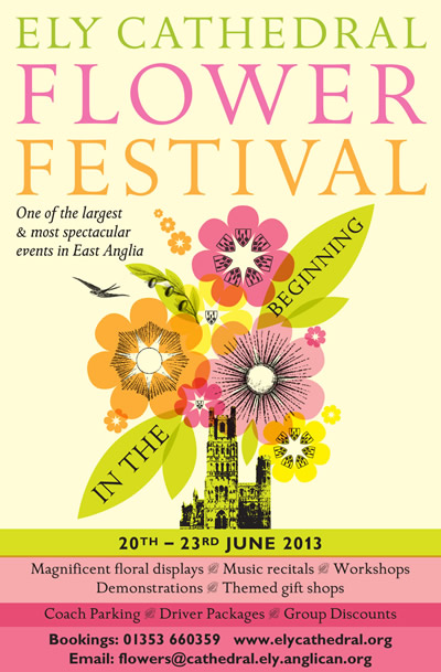 Reach Village News Ely Cathedral Flower Festival 2013